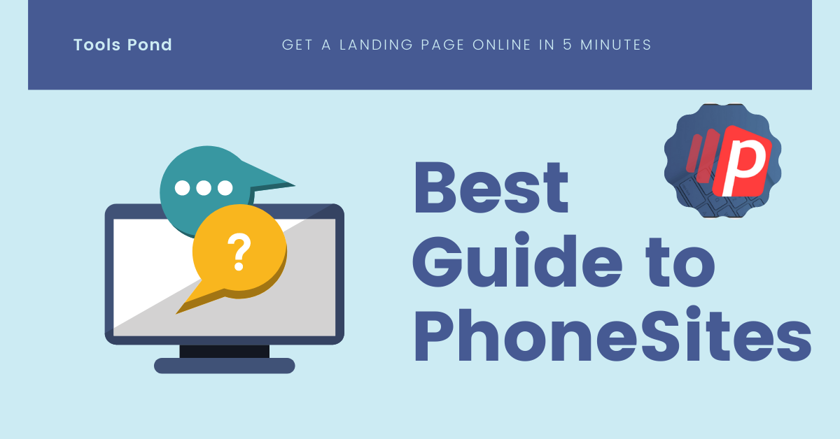 Beginner’s Best Guide to PhoneSites: Get a Landing Page Online in 5 ...