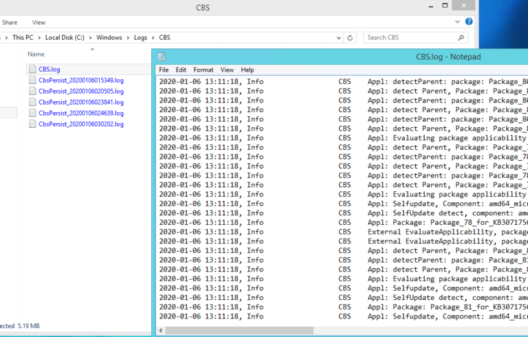 CBS Persist: 5 Important Things and Huge Log file - Tools Pond