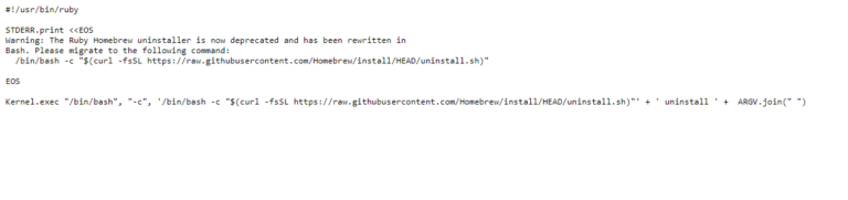 Uninstall Homebrew From Mac and Linux Easily: A Comprehensive 101 ...
